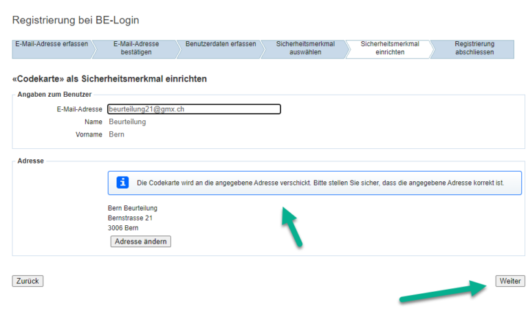 BE-Login – Beurteilung 21 – Handbuch